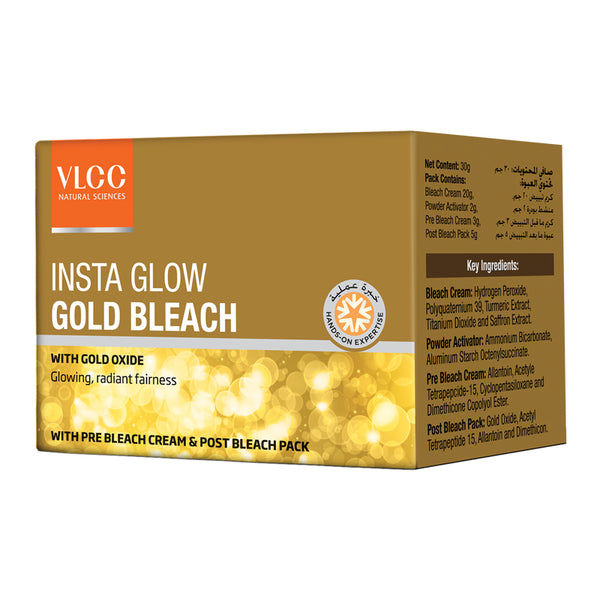 Insta Glow Gold Bleach Kit – vlccpakistan